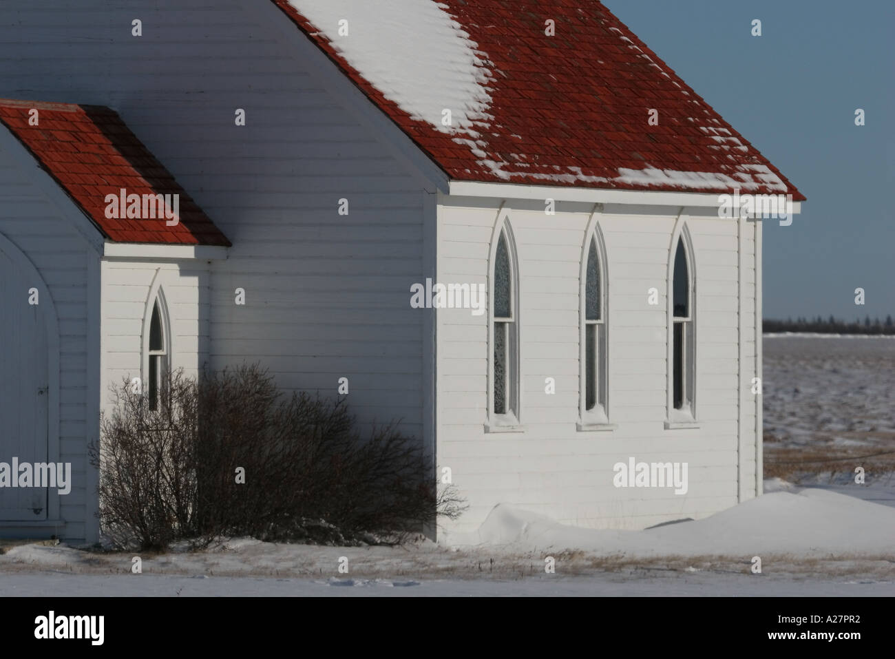 St. Columba Anglican country church near Tuxford in scenic Saskatchewan ...