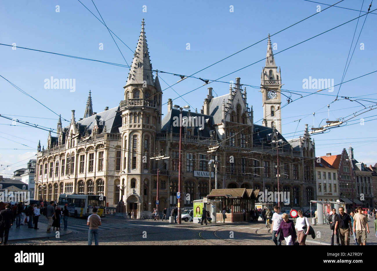 The central post office in Ghent Stock Photo - Alamy