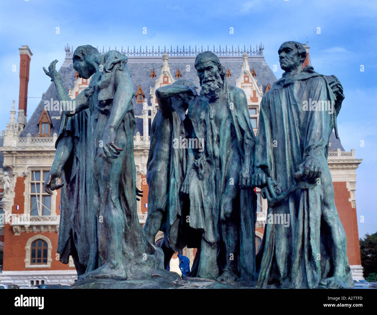 Calais France Sculpture of The Burghers Of Calais By Auguste Rodin 1895 ...