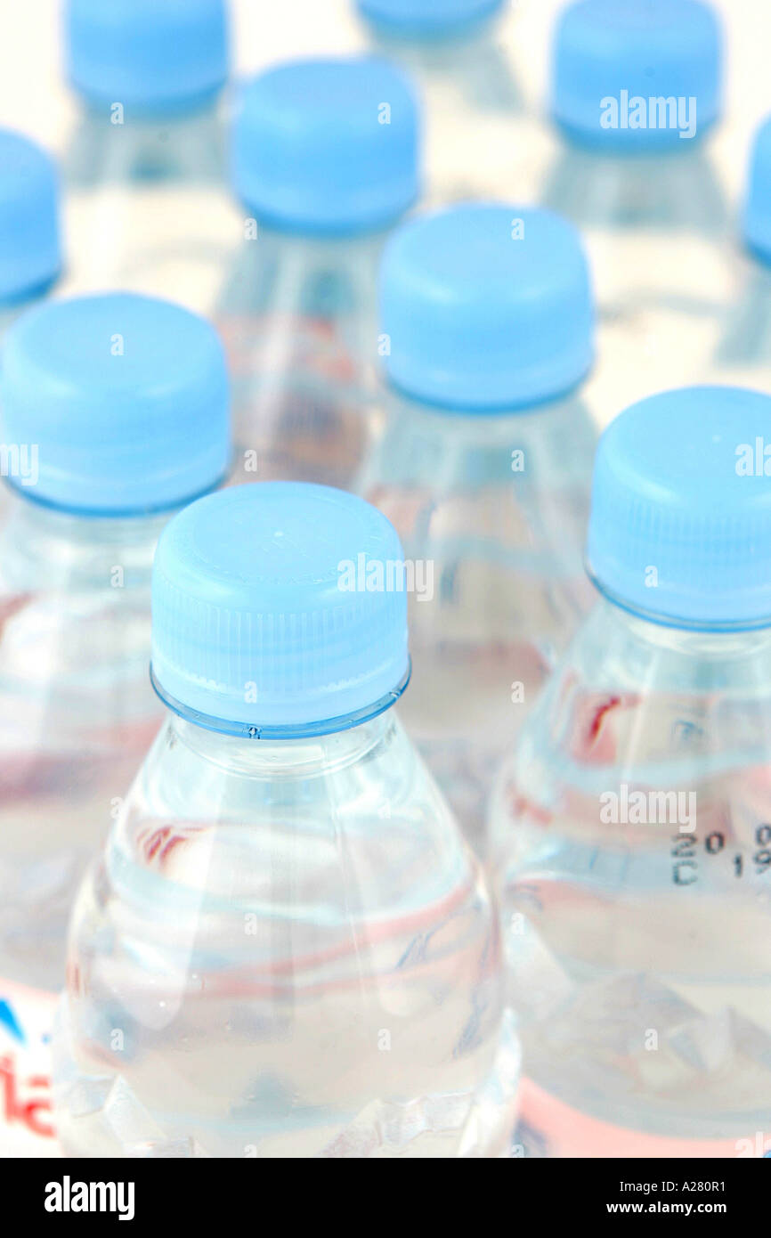 GROUP OF WATER BOTTLES Stock Photo - Alamy