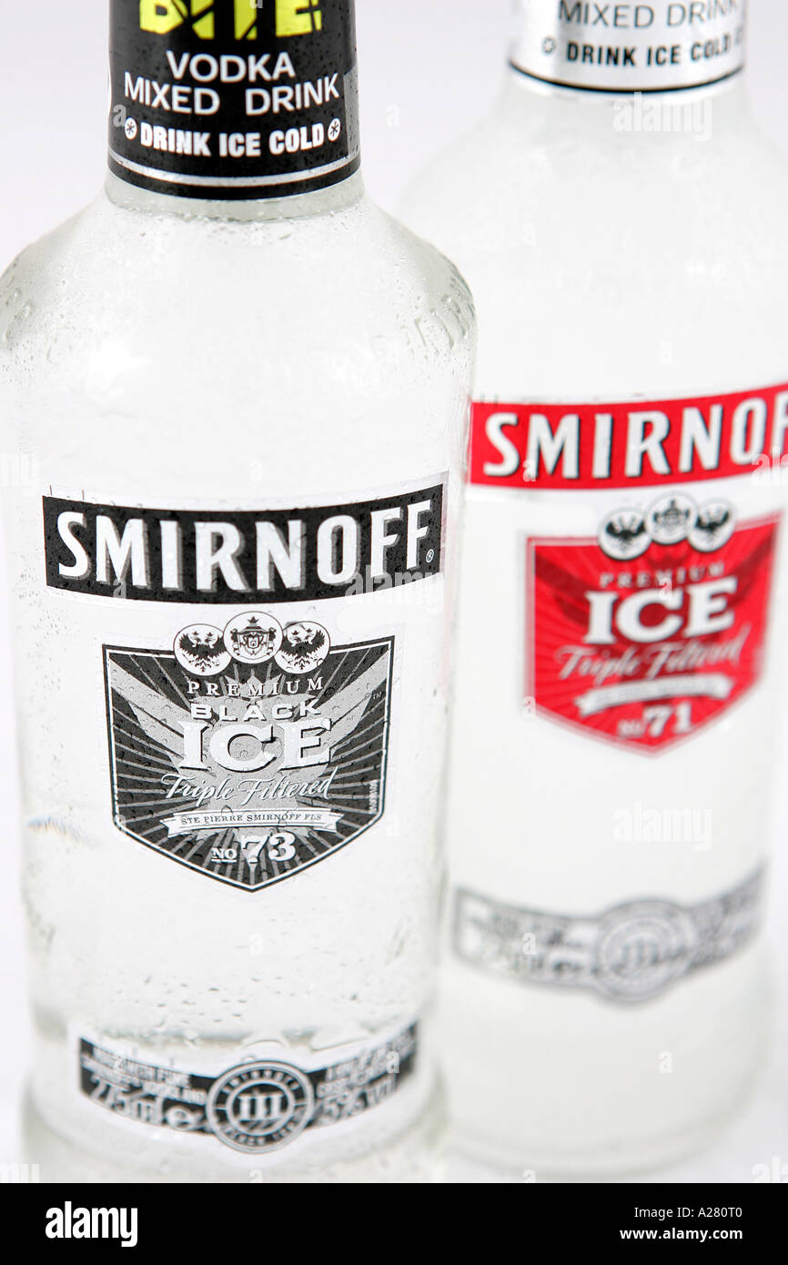 Smirnoff vodka bottles hi-res stock photography and images - Alamy