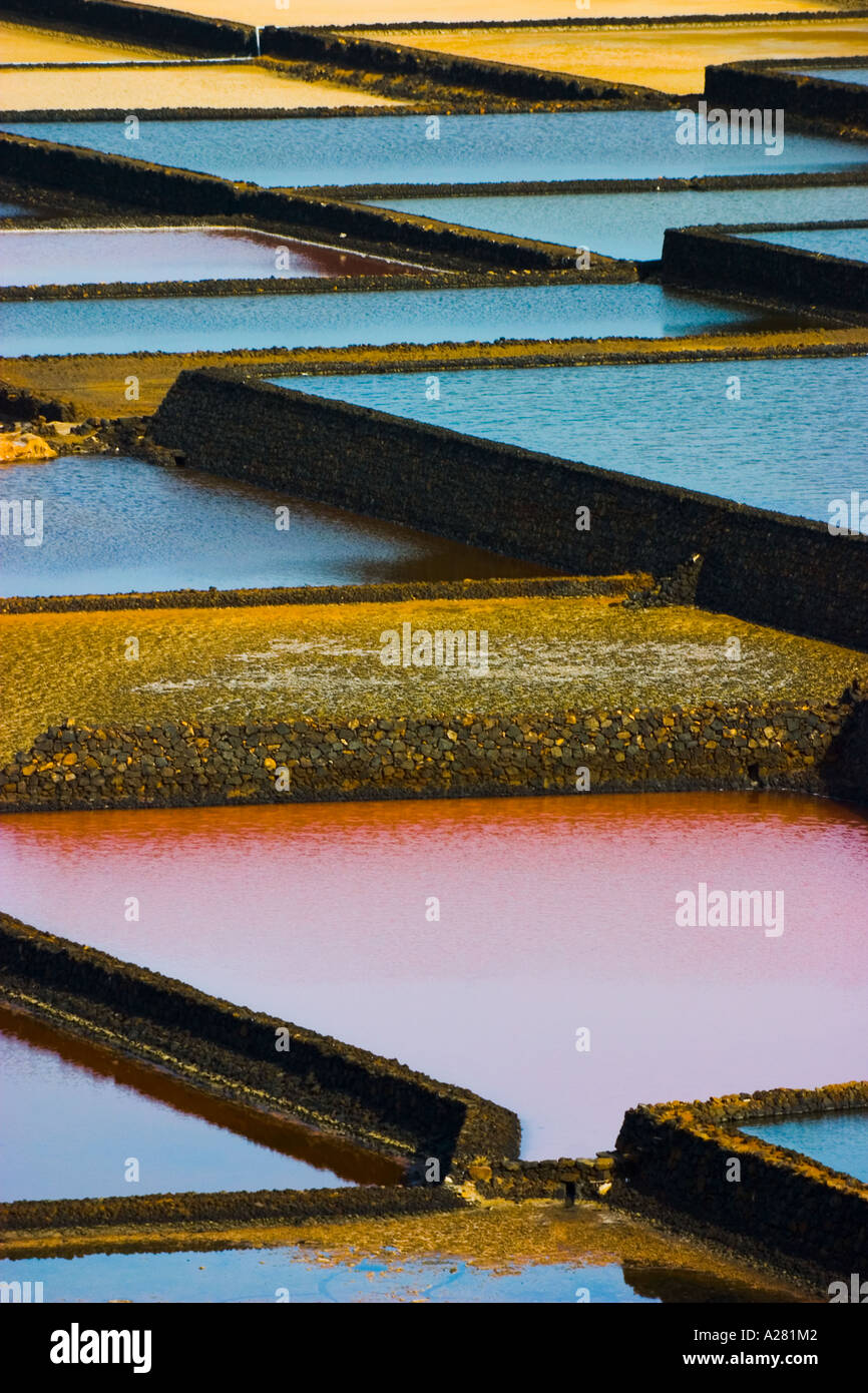 Patterns of salt fields hi-res stock photography and images - Alamy