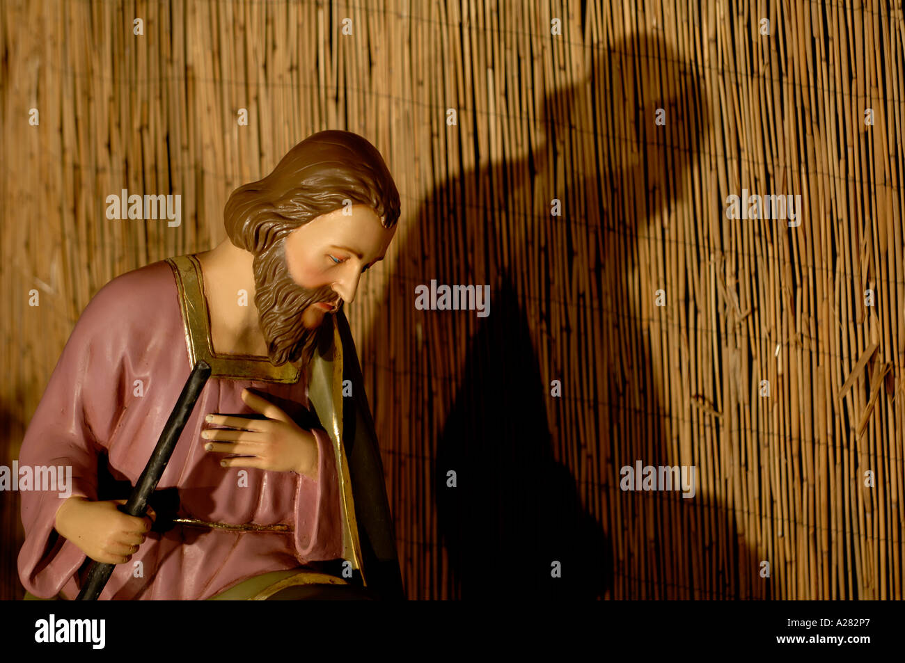 Nativity Scene Statues Stock Photo - Alamy