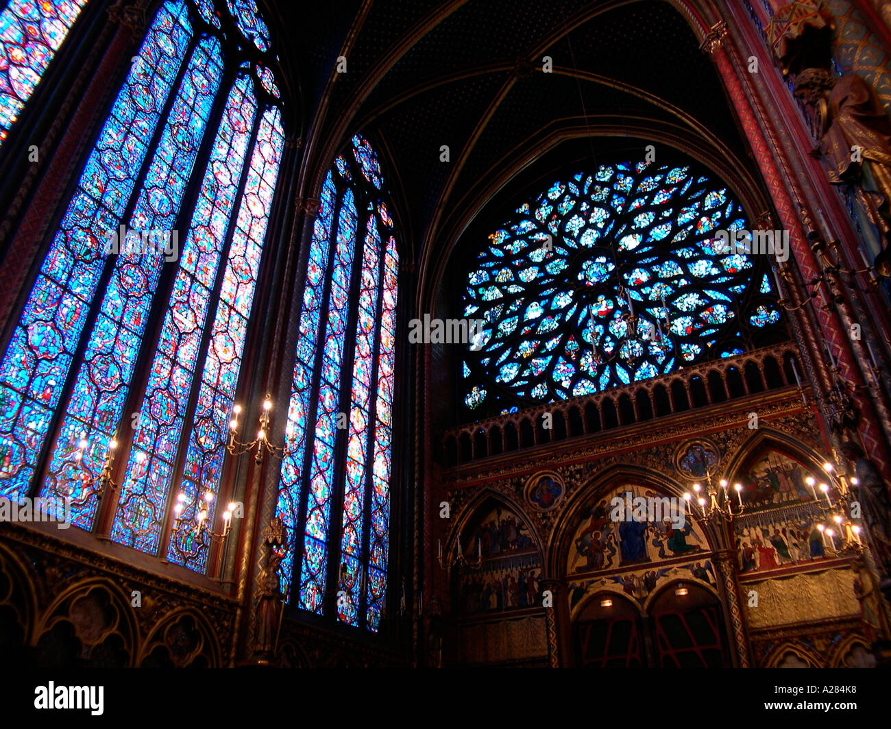 La Sainte-Chapelle The Holy Chapel Paris France Stock Photo - Alamy