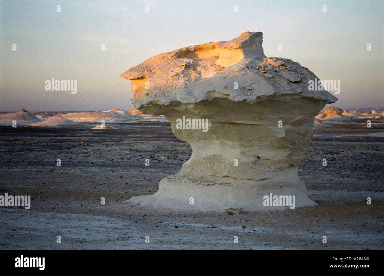 White desert rock formation Egypt Stock Photo - Alamy