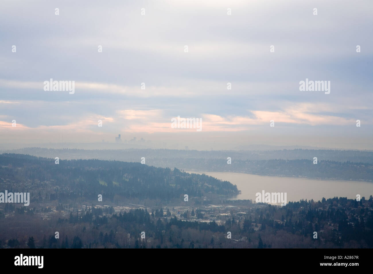 Seattle, WA Aerial View Stock Photo - Alamy