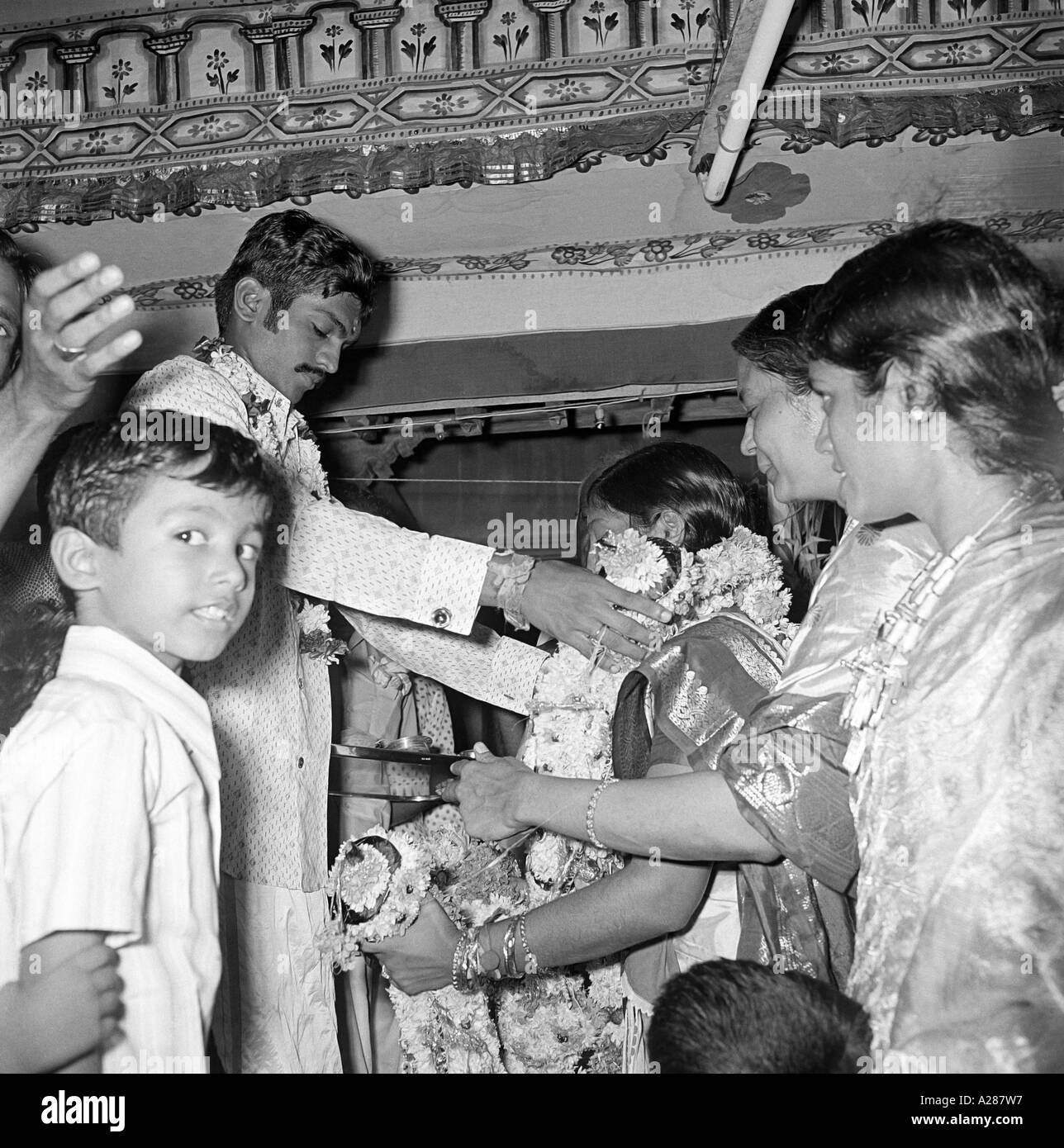 Nattukottai Chettiar Nagarathar Marriage ceremony Tamil Nadu India Asia ...