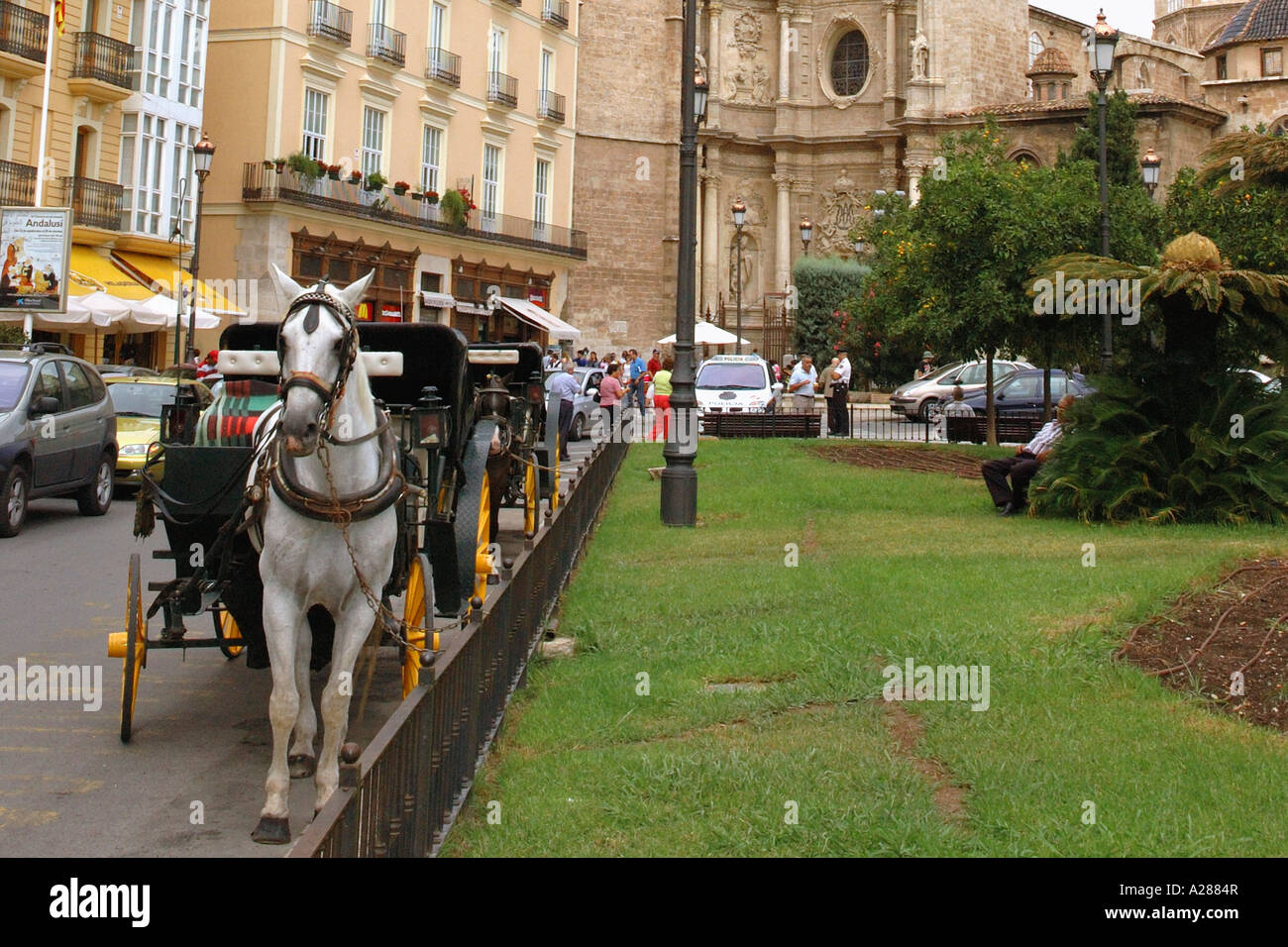 Plaza de la Reina Queen square Valencia Comunitat Comunidad Valenciana ...