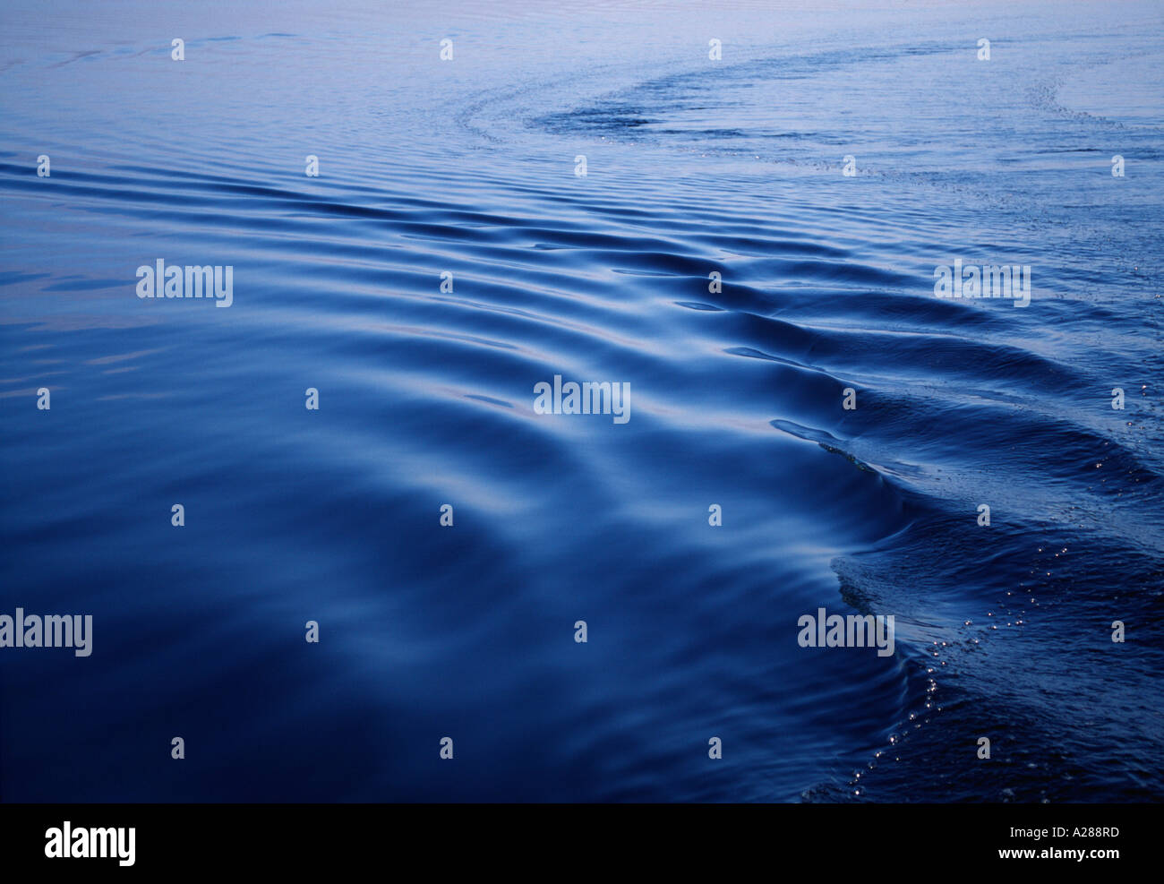 Rippling water from boat movement hi-res stock photography and images ...