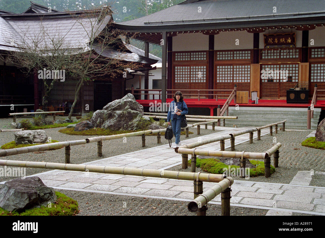 Temple Hostel on Mount Koyasan in Japan Stock Photo - Alamy