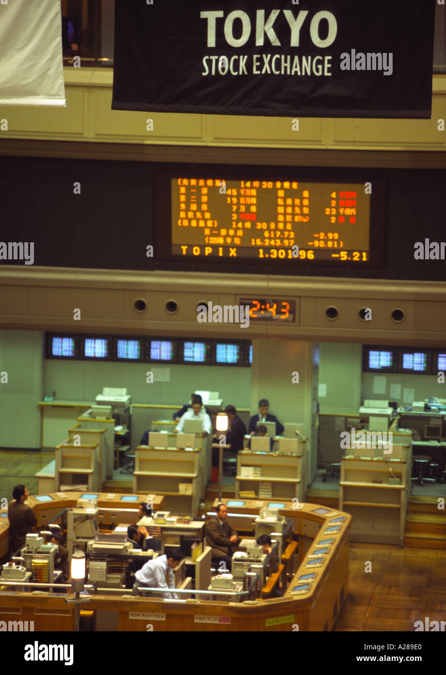 Stock Exchange Tokyo Stock Photo - Alamy