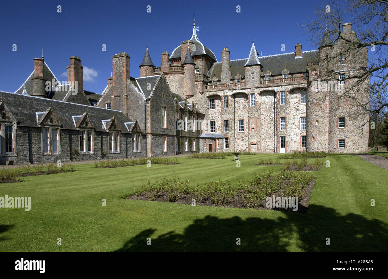 Thirlestane Castle in Scotland Stock Photo - Alamy