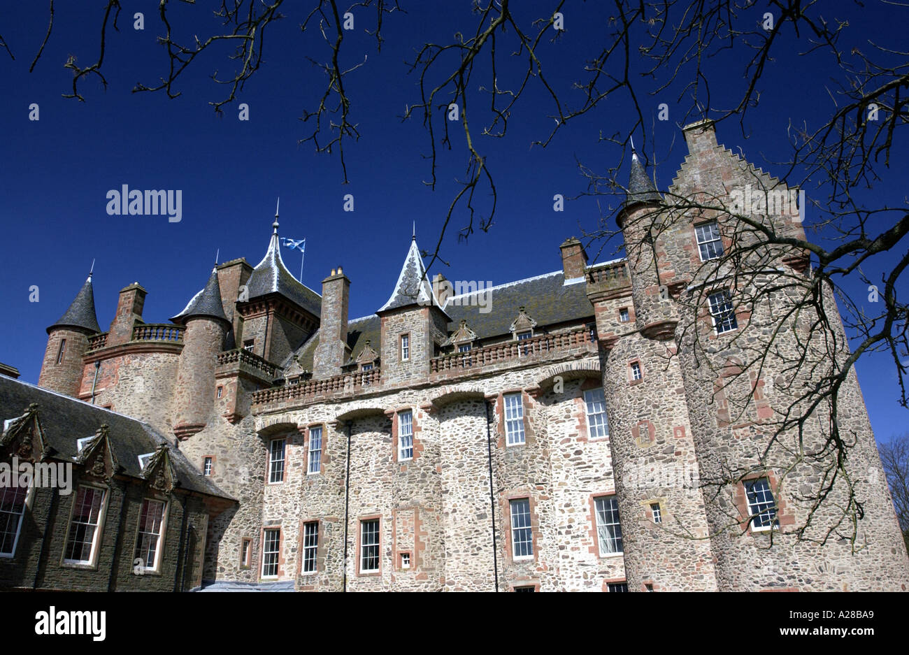 Thirlestane Castle in Scotland Stock Photo - Alamy