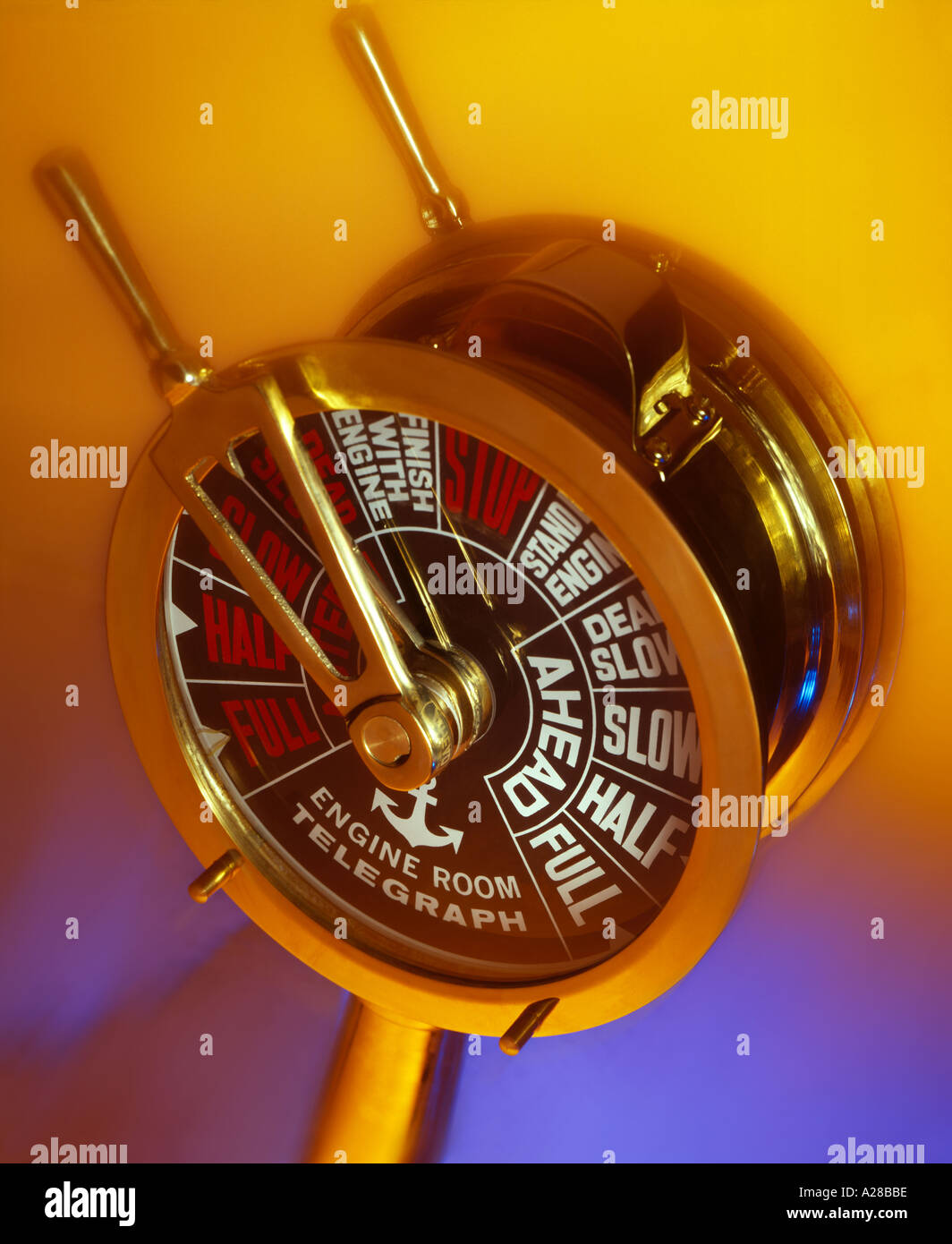 Telegraph on ship bridge hi-res stock photography and images - Alamy