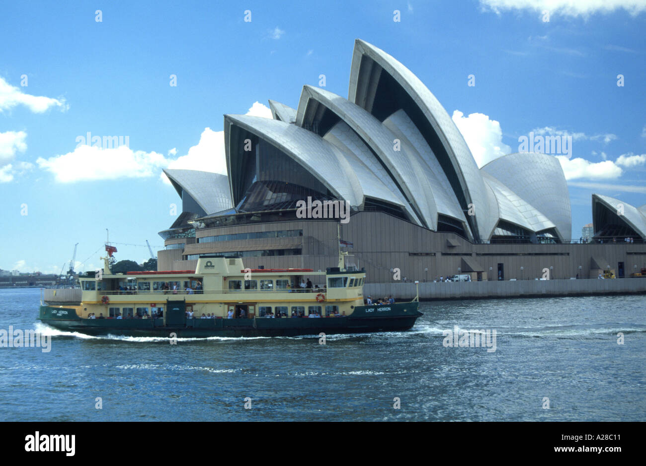 Sydney Ferry passing Opera House Australia Stock Photo - Alamy