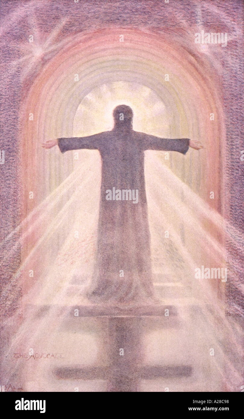 Jesus As Advocate Stock Photo - Alamy