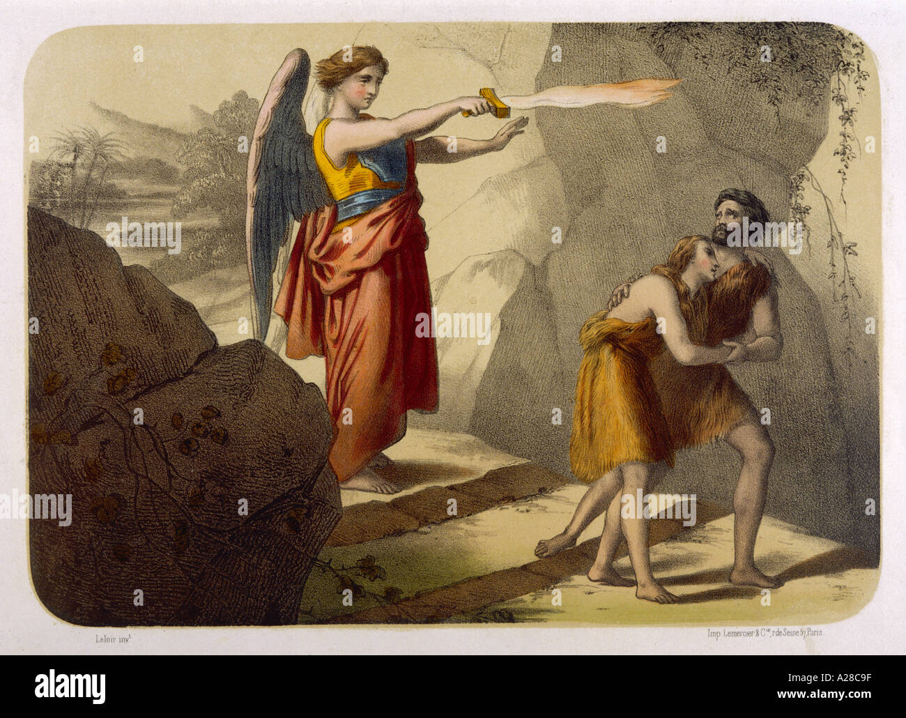 Angel with sword hi-res stock photography and images - Alamy