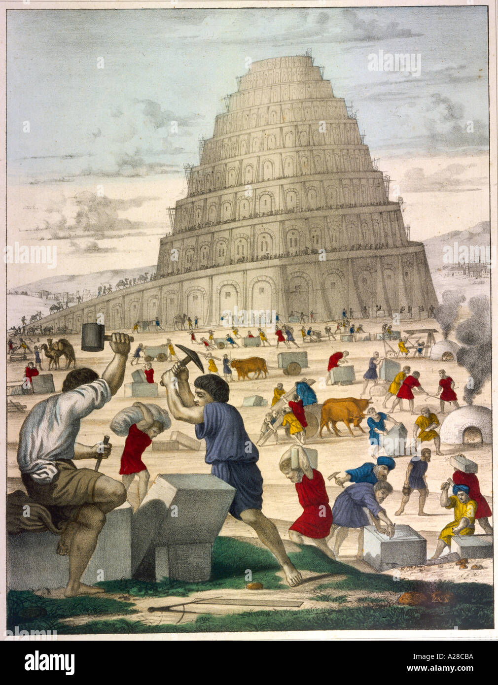 Tower Of Babel Stock Photo - Alamy