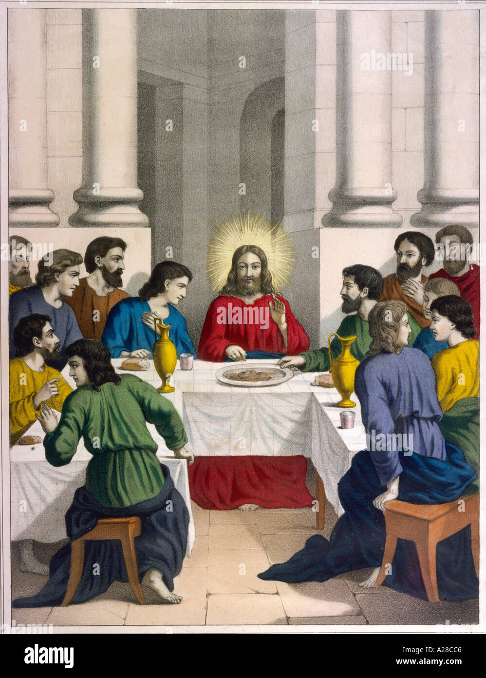 The Last Supper Stock Photo - Alamy