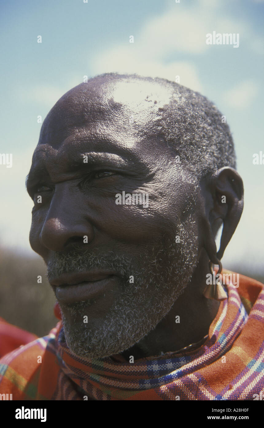 Maasai elder hi-res stock photography and images - Alamy