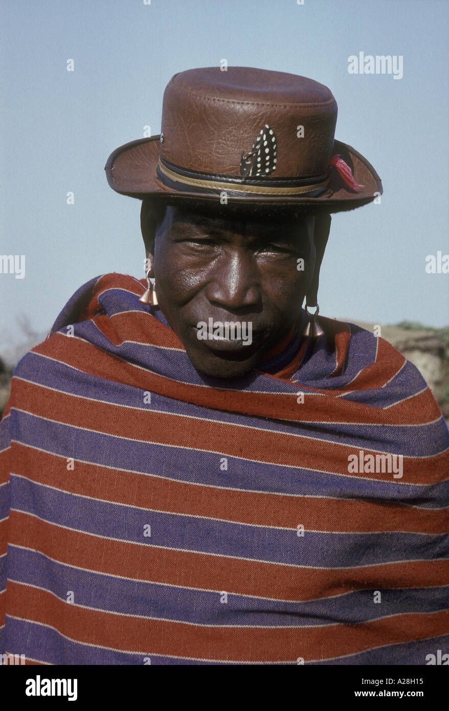 Maasai old man africa african hi-res stock photography and images - Alamy