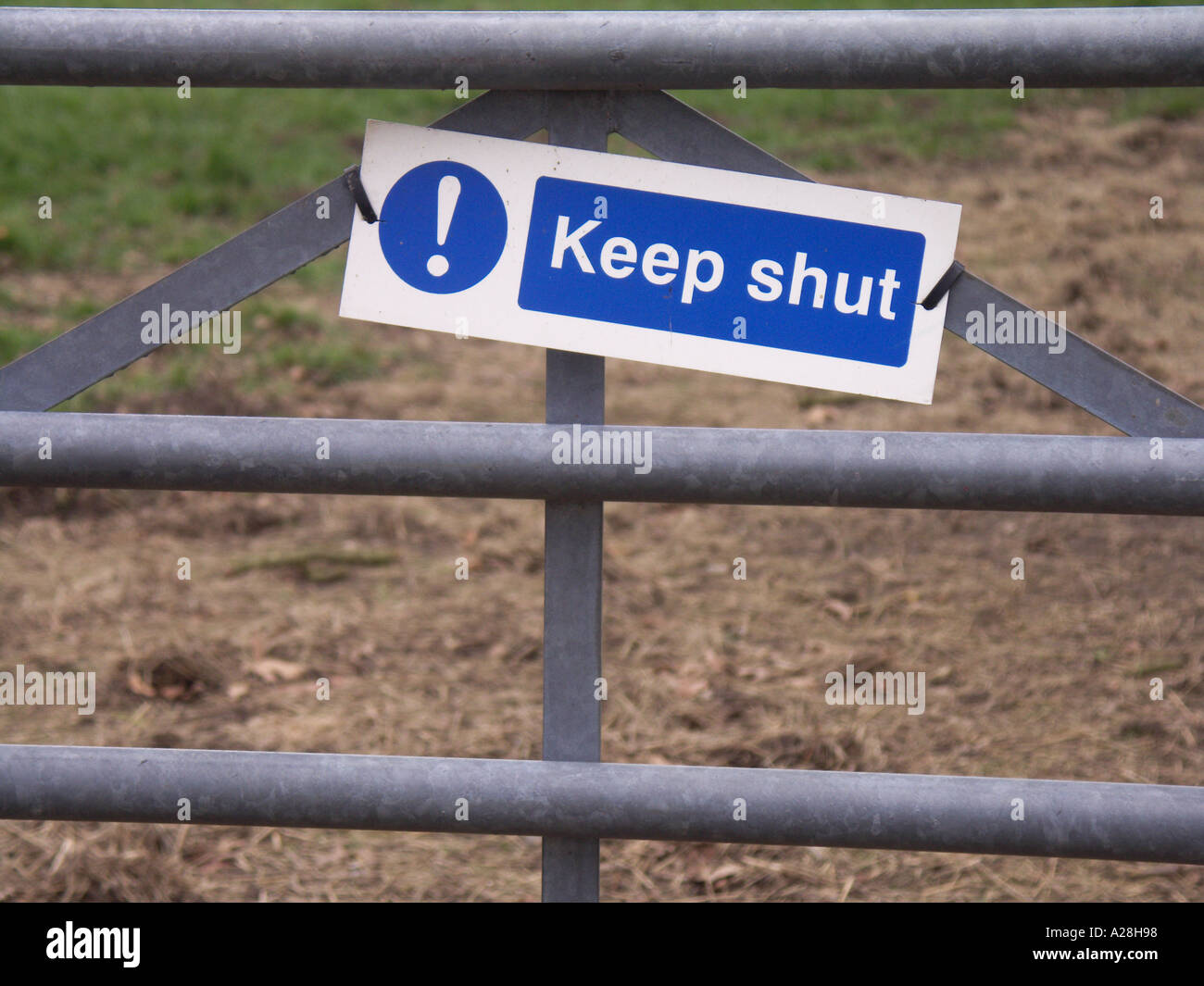 Keep Gate Shut Sign High Resolution Stock Photography and Images - Alamy