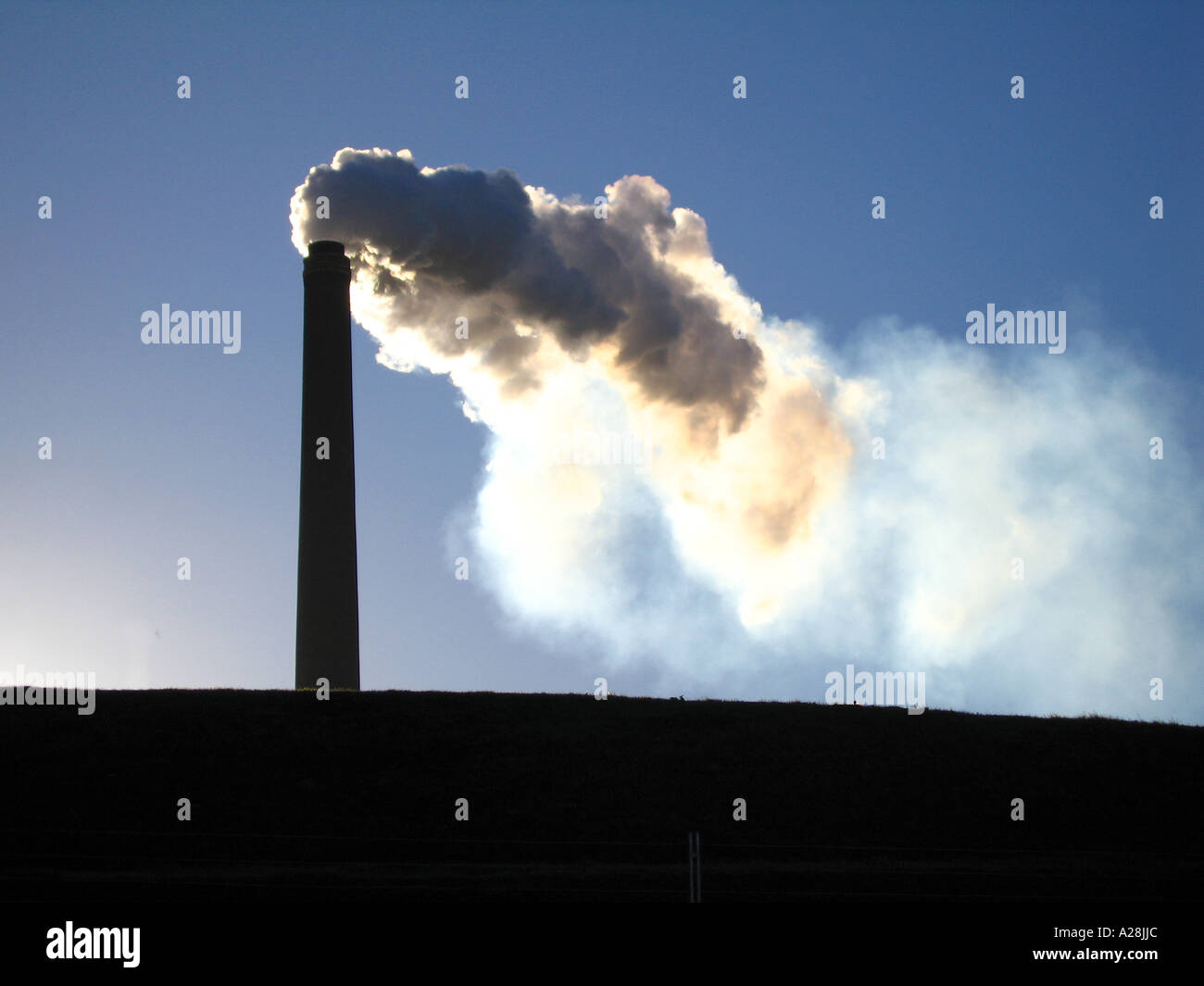 Tall round brick chimney hi-res stock photography and images - Alamy