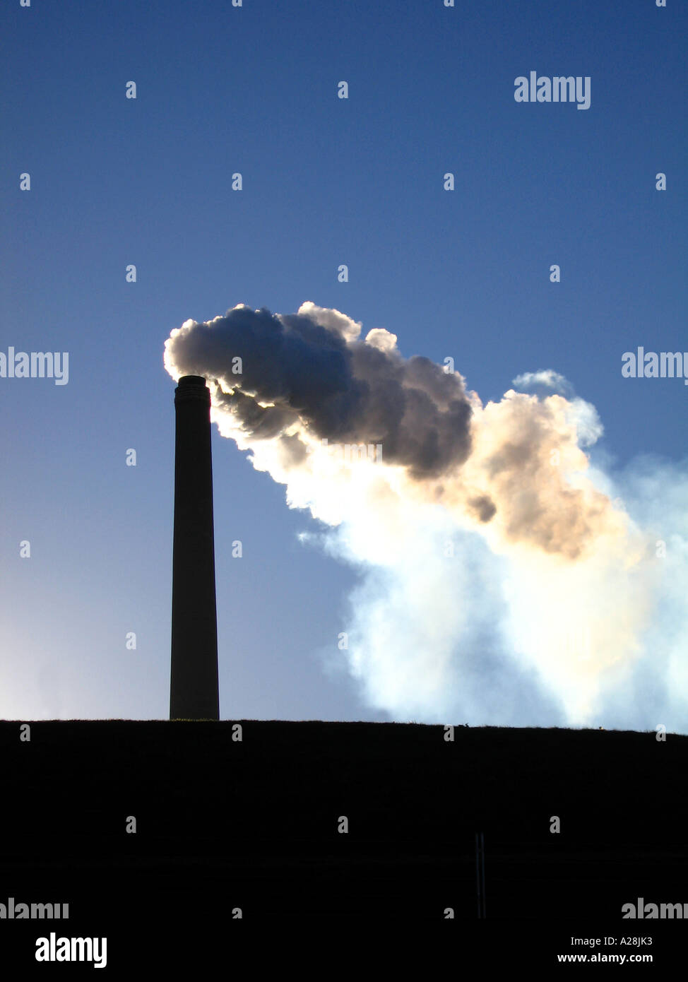 Tall round brick chimney hi-res stock photography and images - Alamy