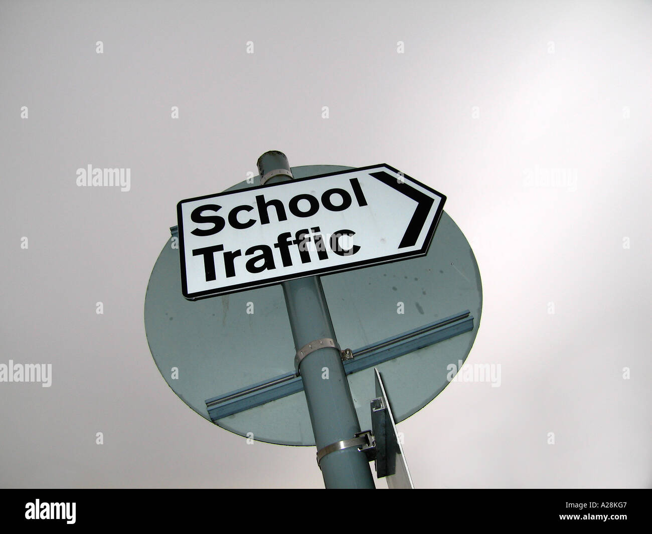 School traffic sign outside primary school Stock Photo - Alamy