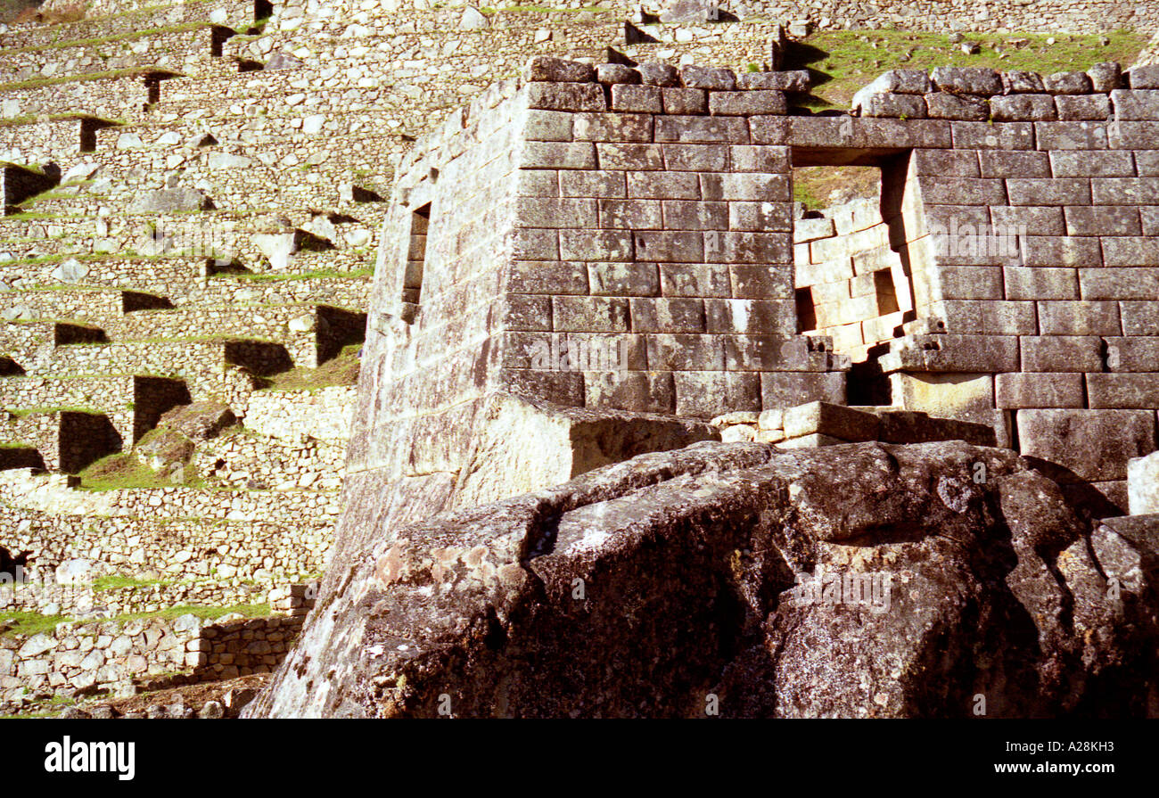 Temple of the Sun at Machu Picchu, Lost City of the Incas, UNESCO World ...