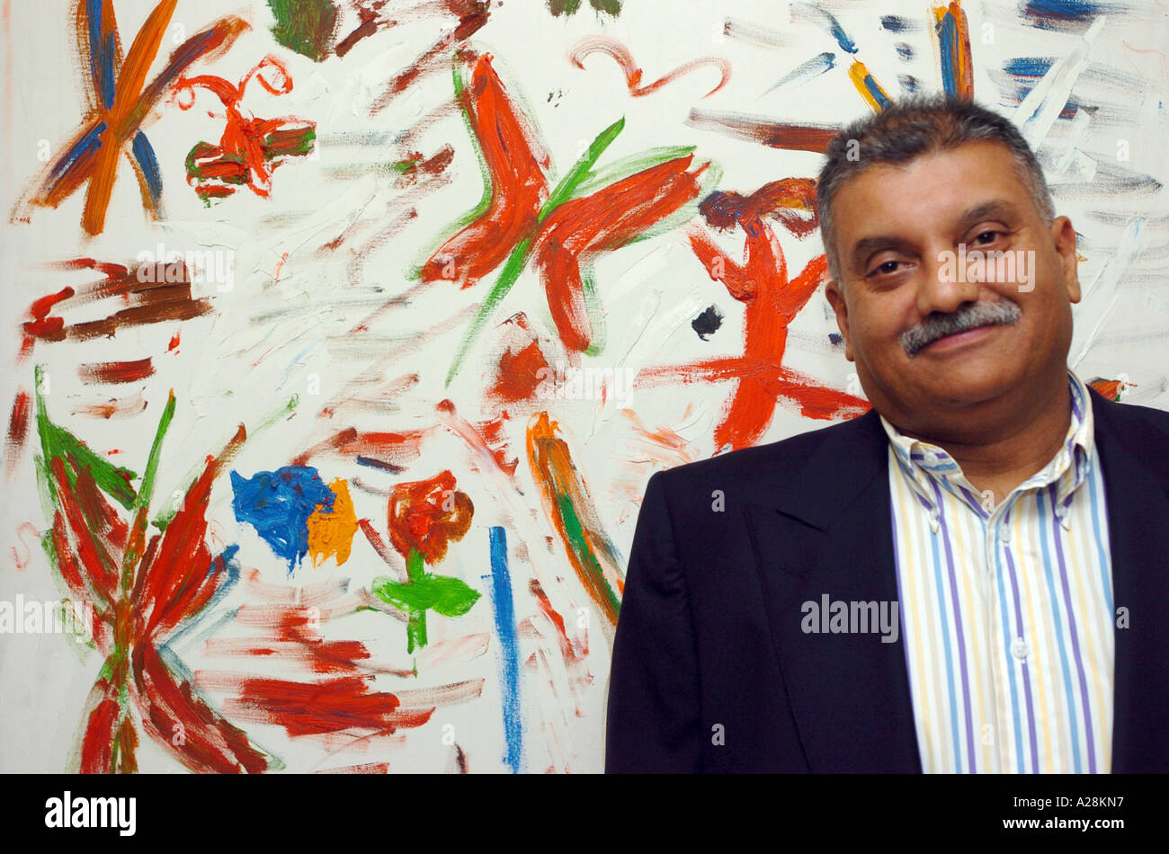 VCA76558 Peter Mukherjee Head Star TV Bombay India Stock Photo - Alamy