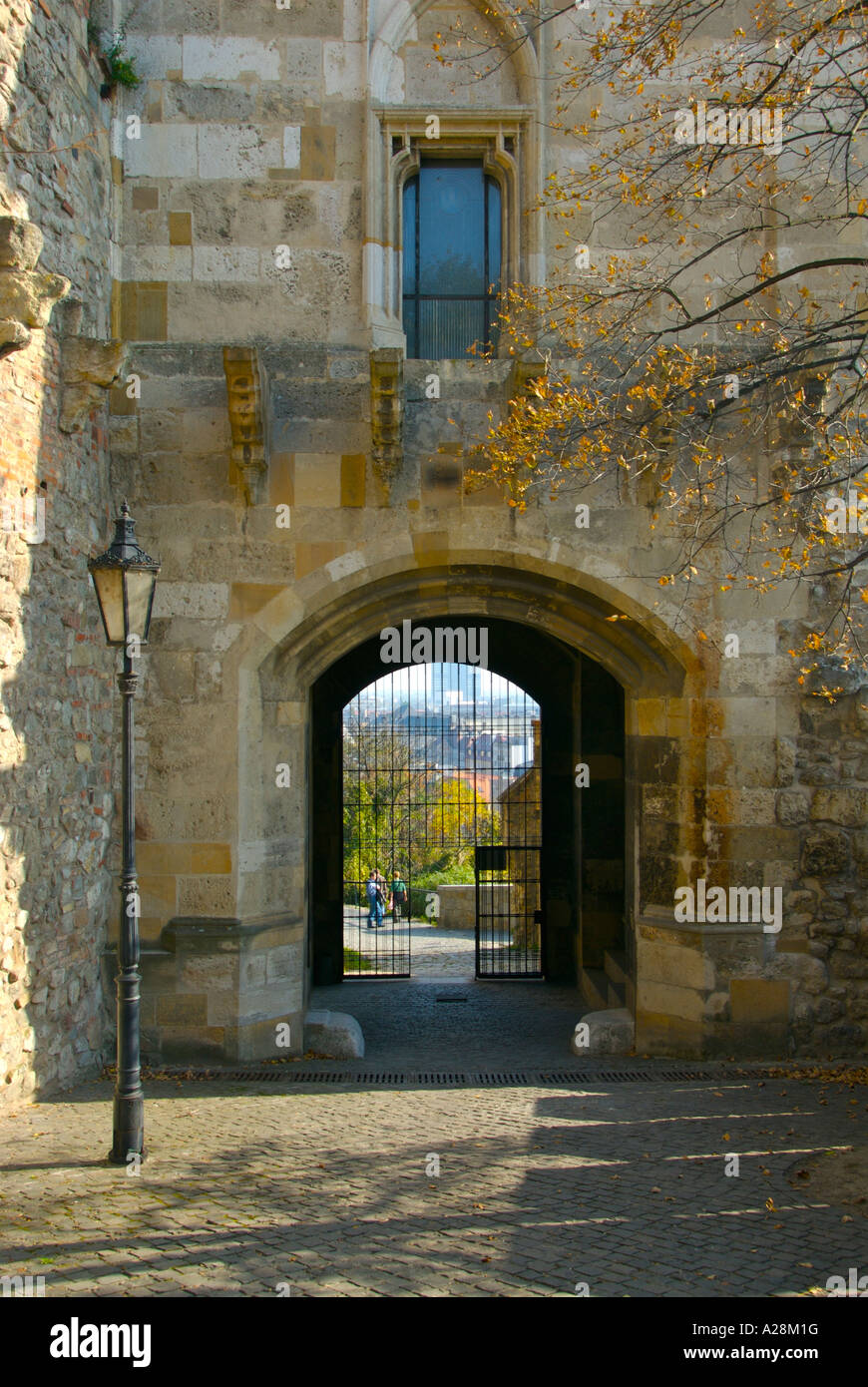 Bratislava castle gate Stock Photo - Alamy