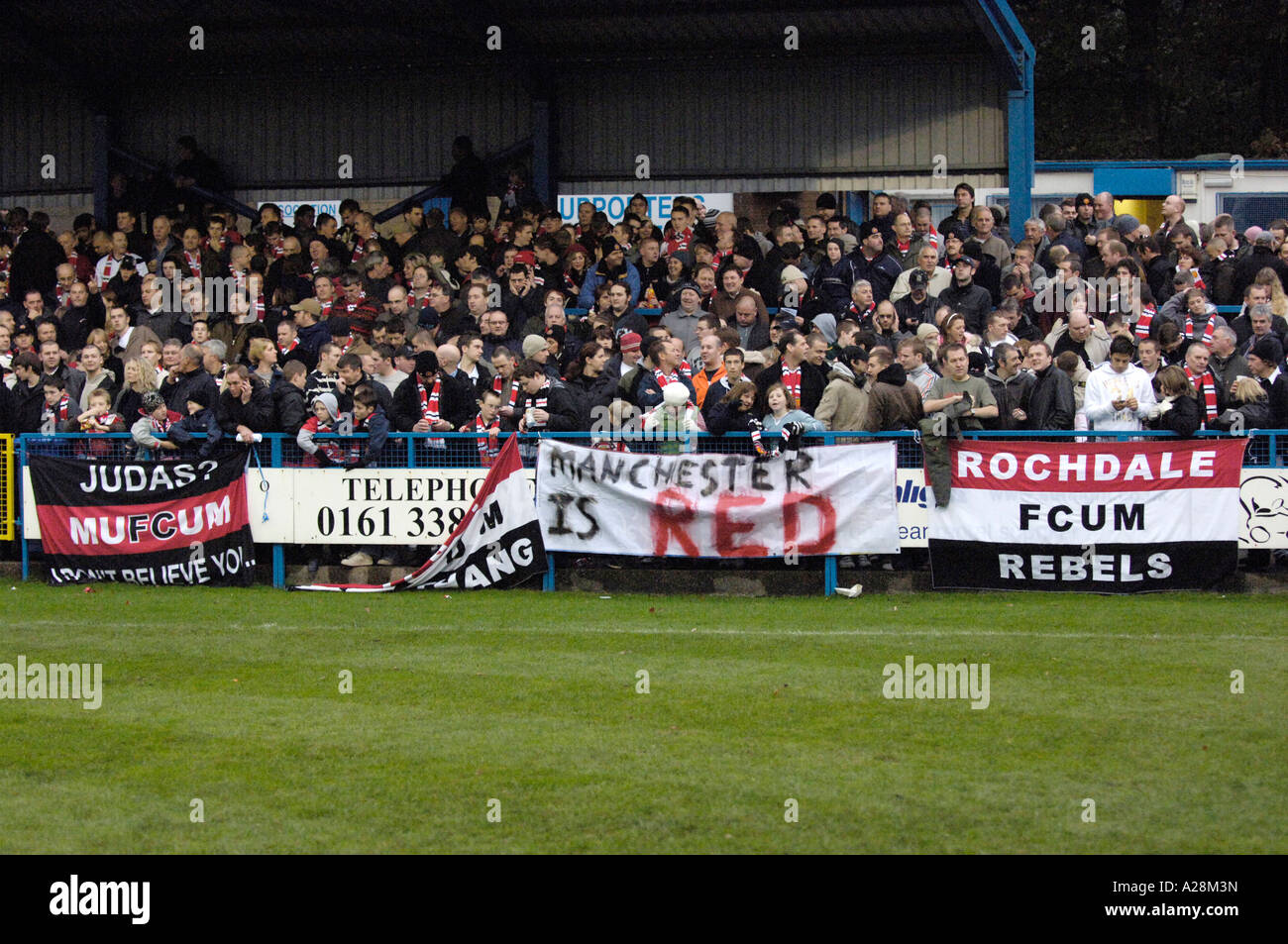 Amateur football match cheering hi-res stock photography and images - Alamy