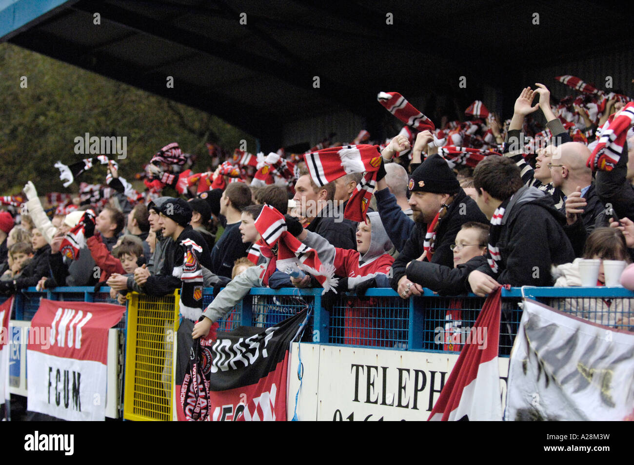 Amateur football match cheering hi-res stock photography and images - Alamy