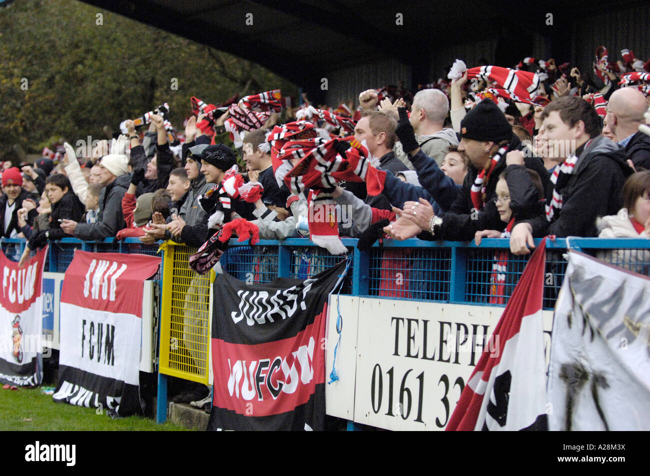 Amateur football match cheering hi-res stock photography and images - Alamy