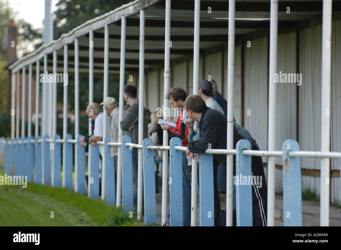 Football Supporters at Non-League Match Stock Photo - Alamy