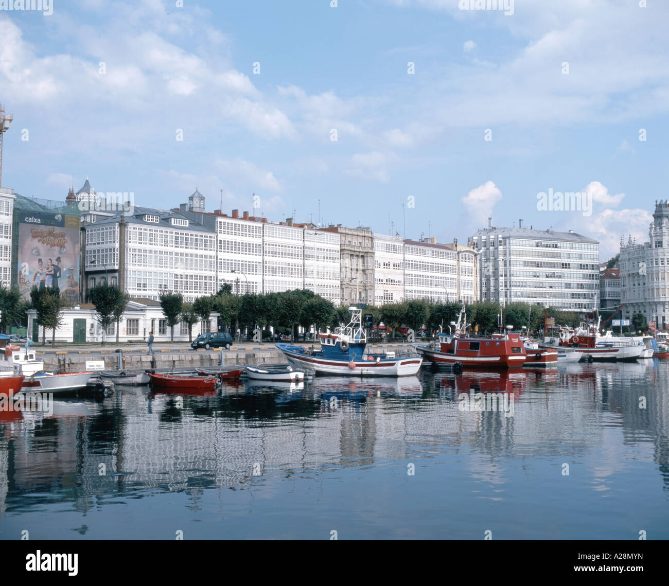Waterfront Promenade, A Coruña, Galicia, Spain Stock Photo - Alamy