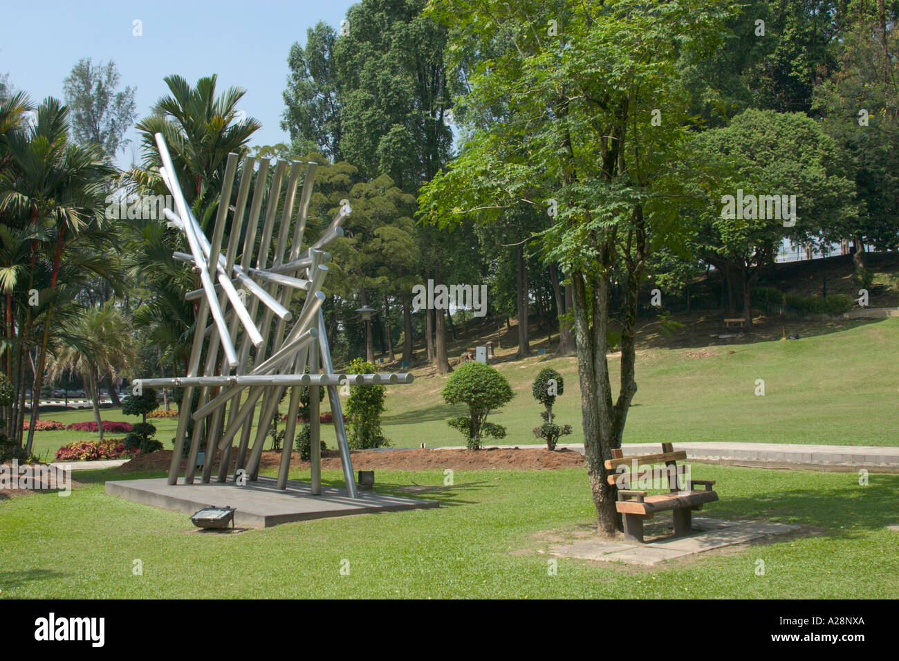 ASEAN sculpture garden in Kuala Lumpur, Malaysia Stock Photo - Alamy