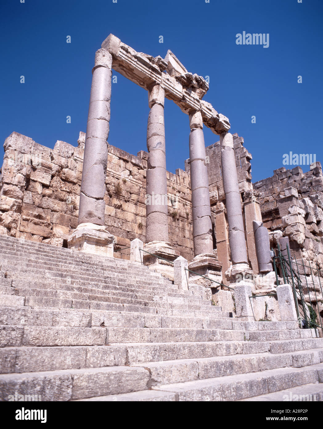 Temple Of Jupiter Entrance, The Propylaea, Baalbeck, Bekaa Valley ...