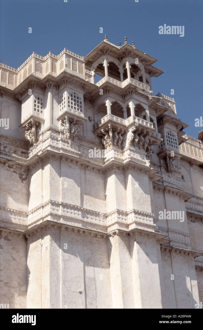 City Palace, Udaipur, Rajasthan State, Republic of India Stock Photo ...