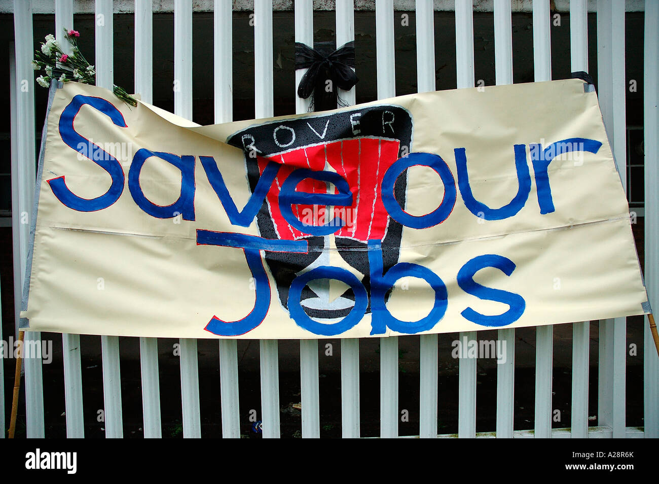Save our Jobs Stock Photo - Alamy