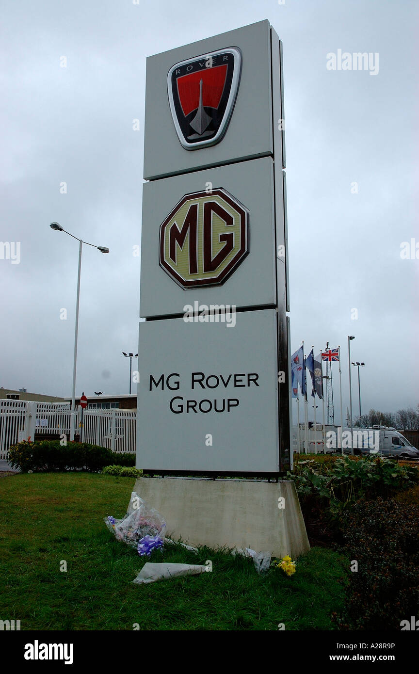 mg rover signs Stock Photo - Alamy