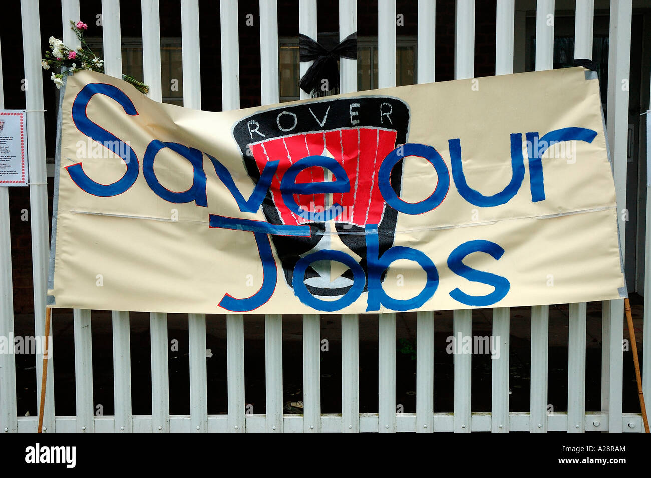 Save our Jobs Stock Photo - Alamy