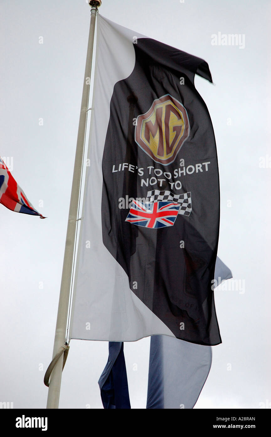 MG Rover Flags Stock Photo - Alamy