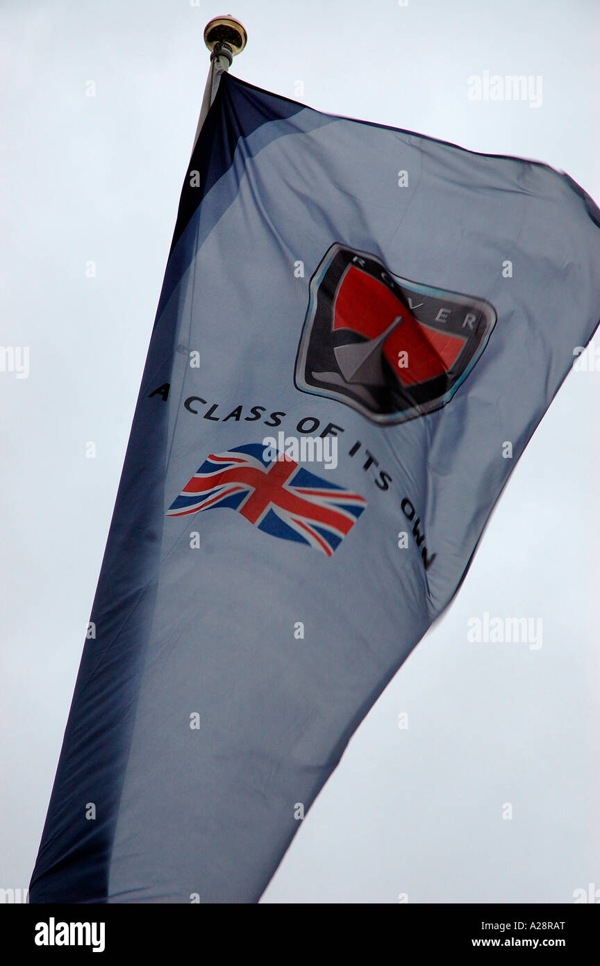 MG Rover Flags Stock Photo - Alamy