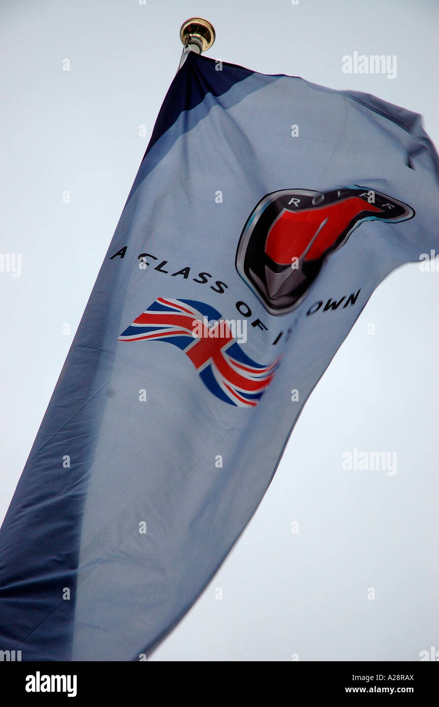 MG Rover Flags Stock Photo - Alamy