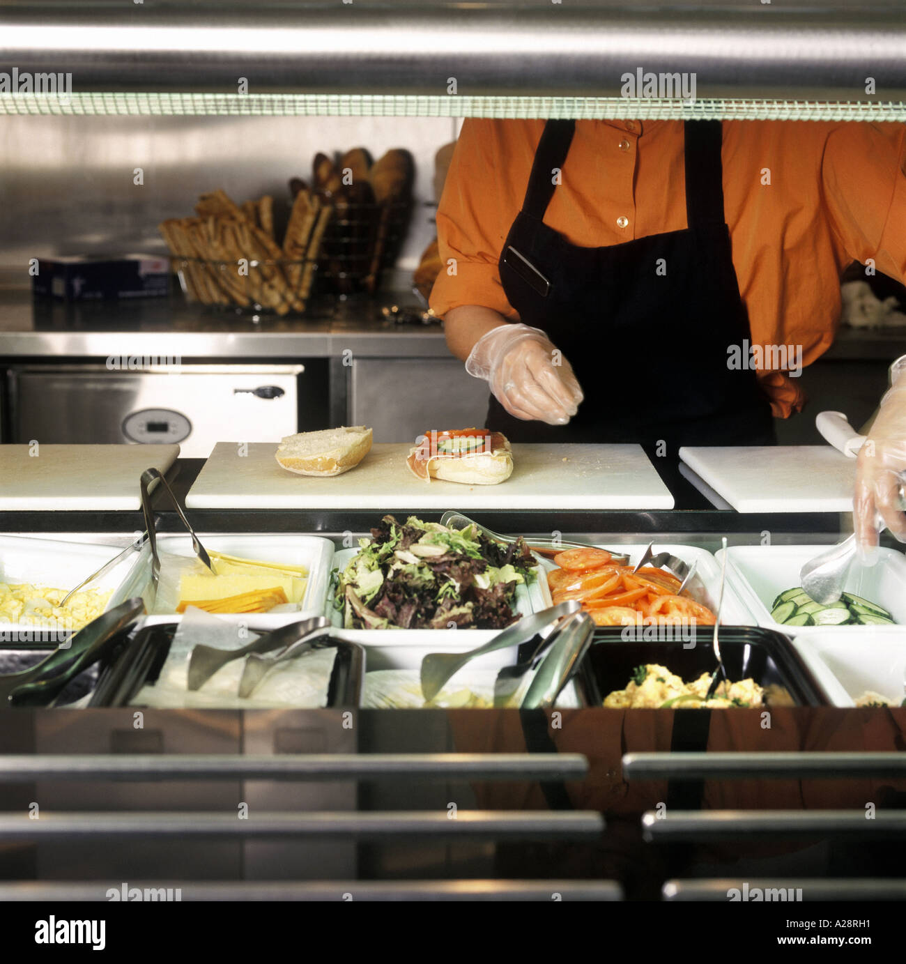 Office canteen sandwich hi-res stock photography and images - Alamy