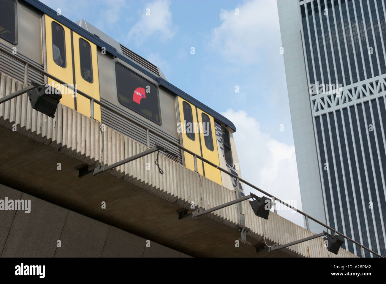 LRT train in Malaysia 2005 Stock Photo - Alamy