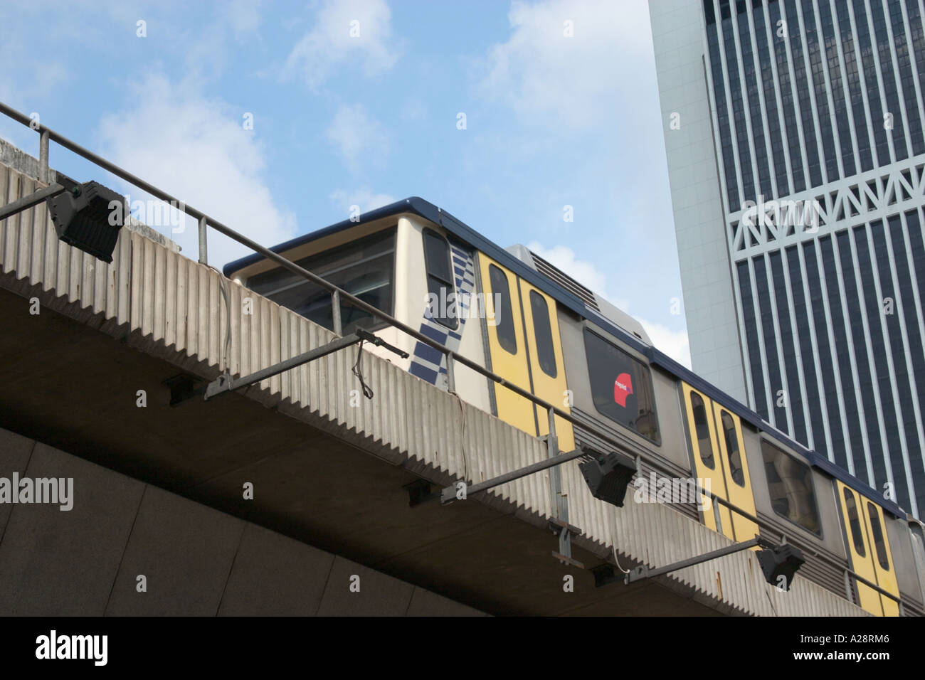 LRT train in Malaysia 2005 Stock Photo - Alamy