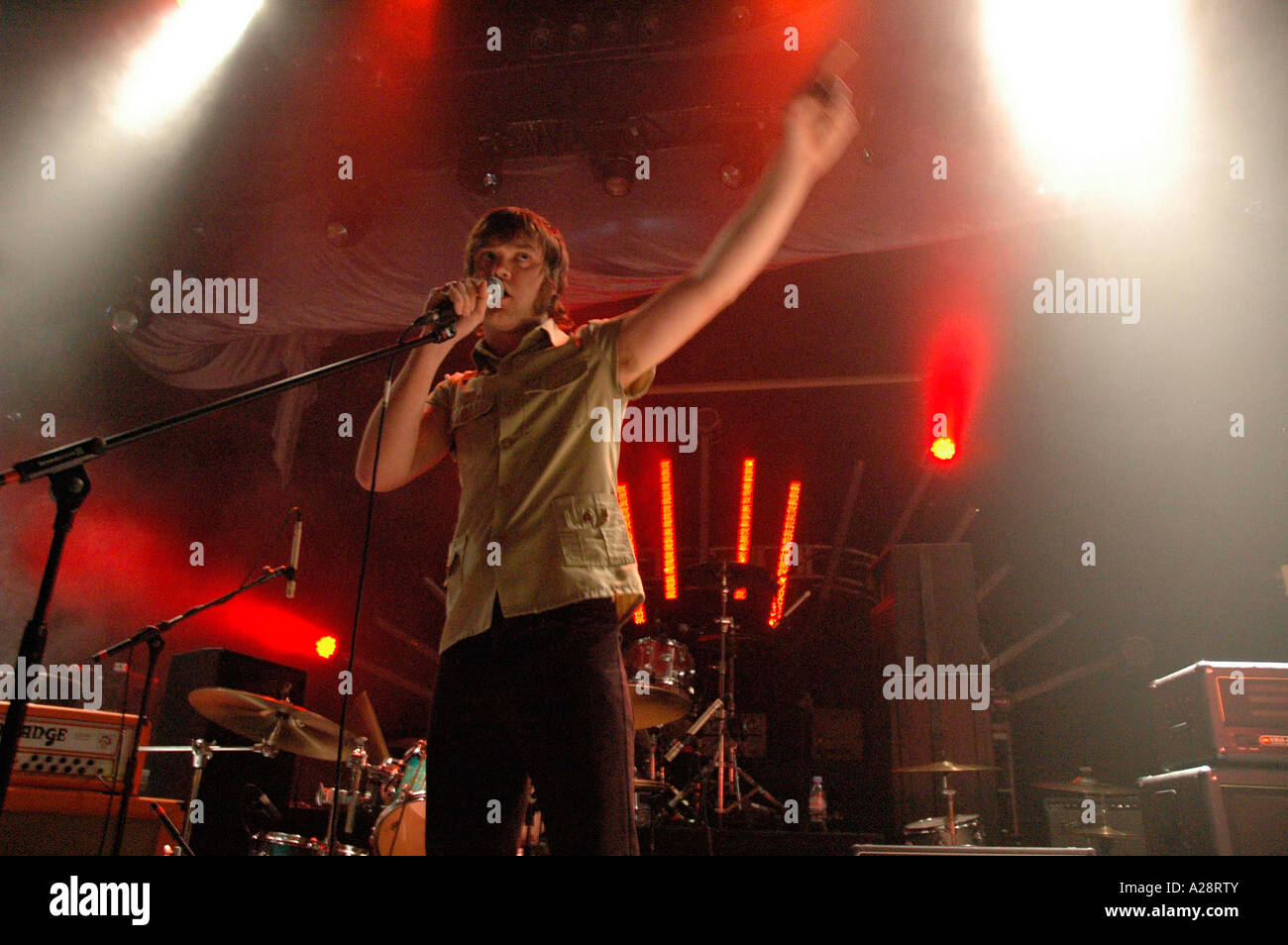 Humanzie playing at Bud Rising in 2005 Stock Photo - Alamy